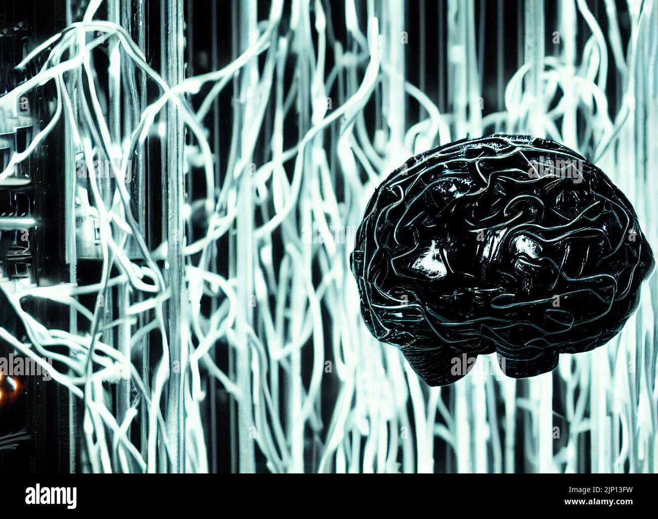 Electronic brain hi-res stock photography and images - Alamy