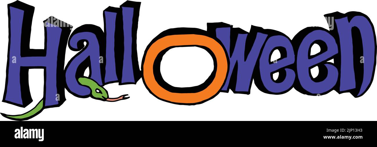 halloween design with the letter o in orang Stock Vector Image & Art ...