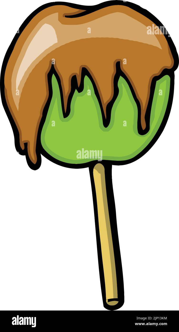 Brown sugar caramel candy Stock Vector Images - Alamy