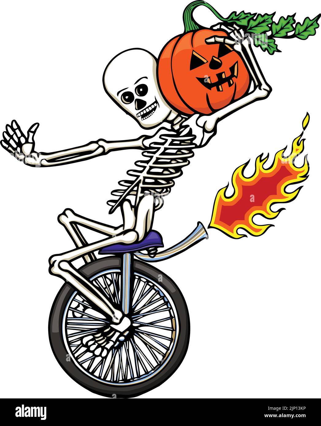 Skeleton riding bicycle hi-res stock photography and images - Alamy