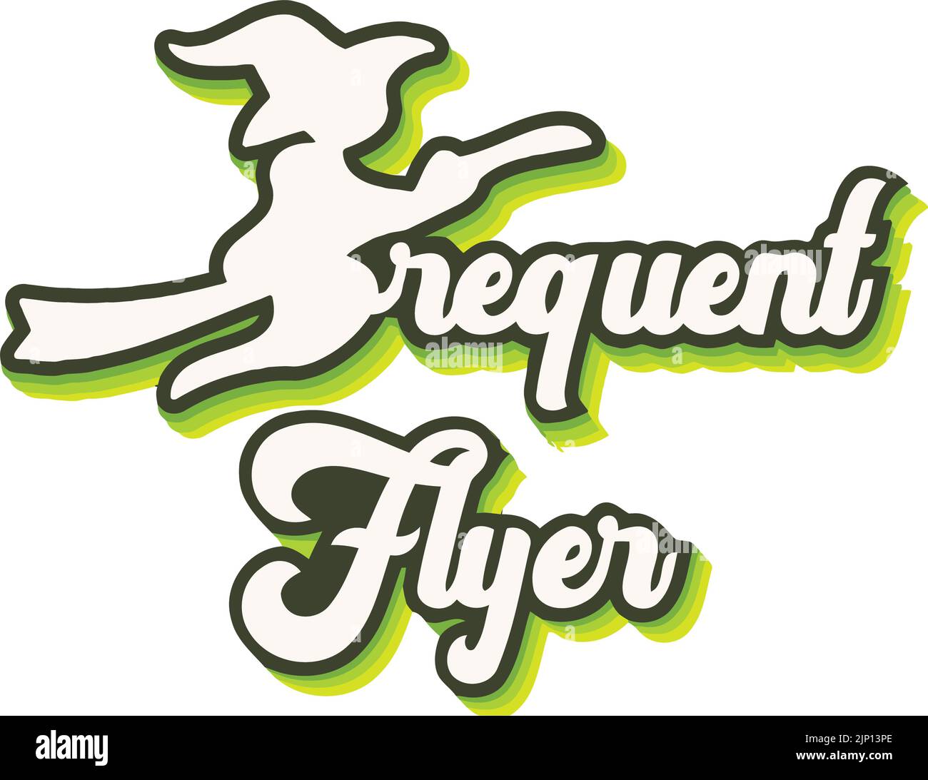 funny frequent flyer witch - frequeny flyer Stock Vector Image & Art ...
