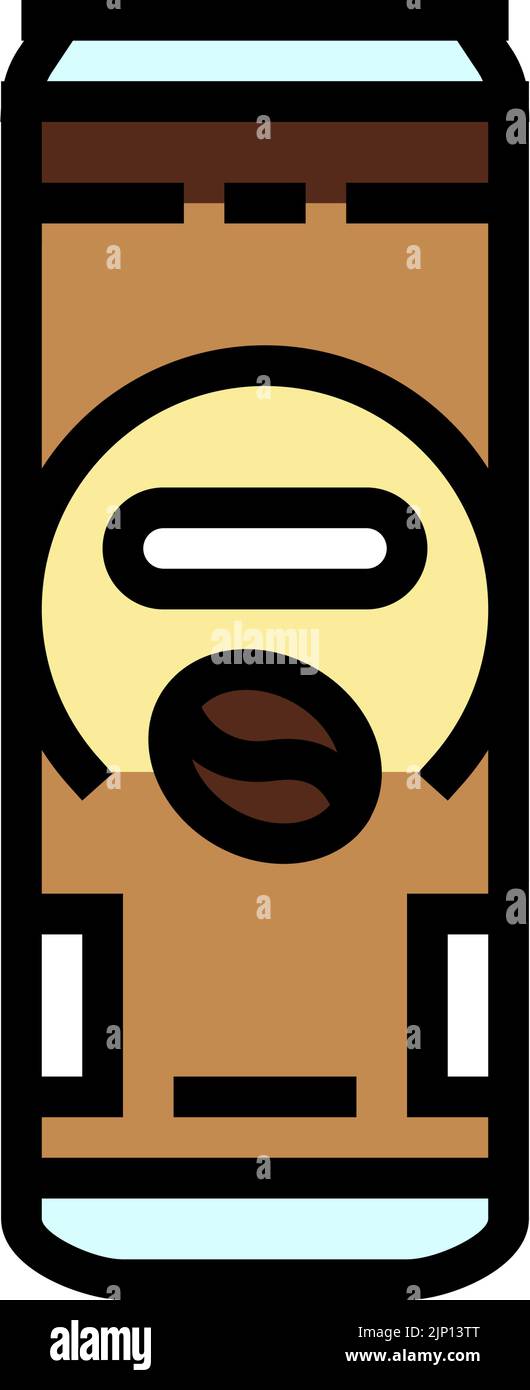 coffee can drink color icon vector illustration Stock Vector Image ...