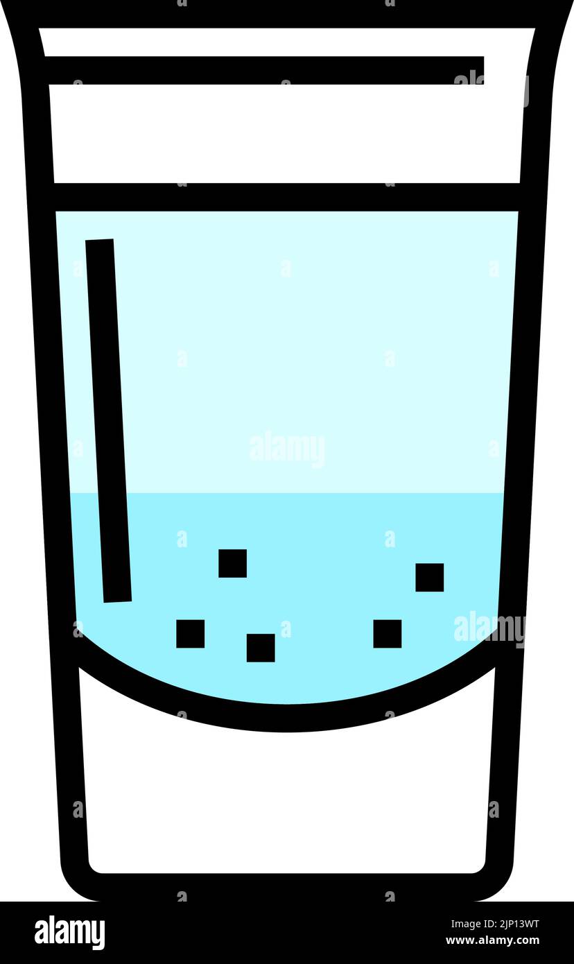 vodka beverage drink color icon vector illustration Stock Vector Image ...