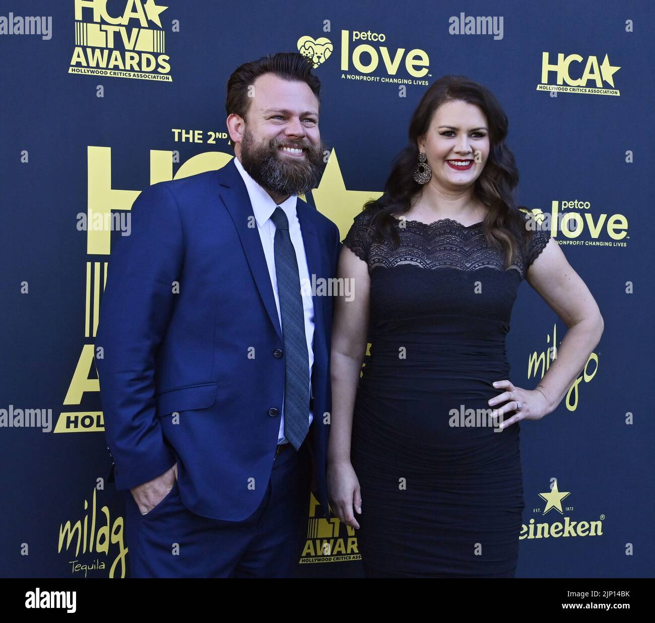 Los Angeles, United States. 14th Aug, 2022. Dan Erickson and Hayley ...
