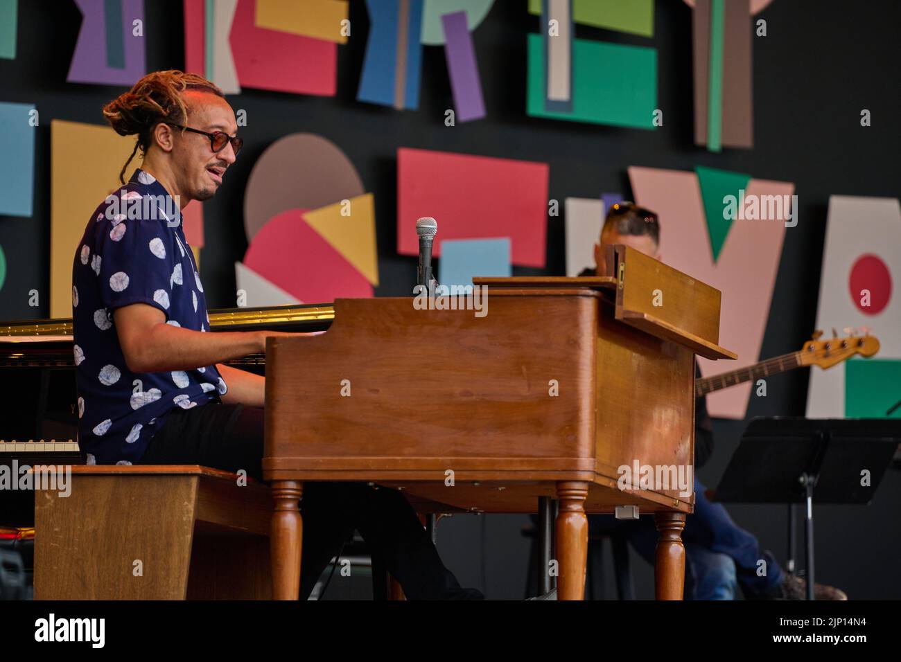 Gerald Clayton on the Jimmy Lyons Stage at the 2021 Monterey Jazz ...