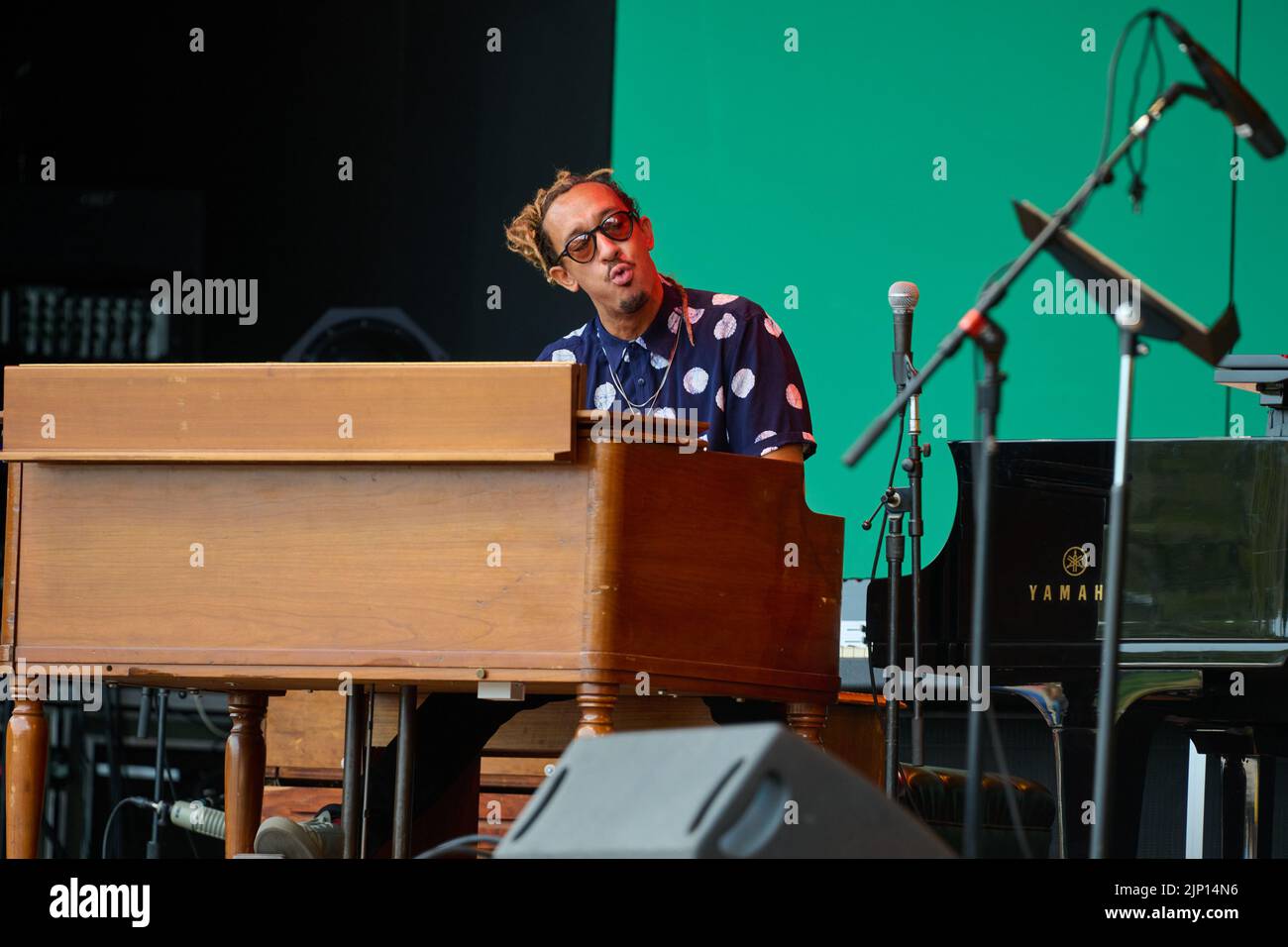 Gerald Clayton on the Jimmy Lyons Stage at the 2021 Monterey Jazz ...