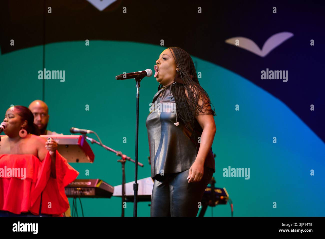 Ledisi on stage Saturday afternoon at the 2021 Monterey Jazz Festival ...