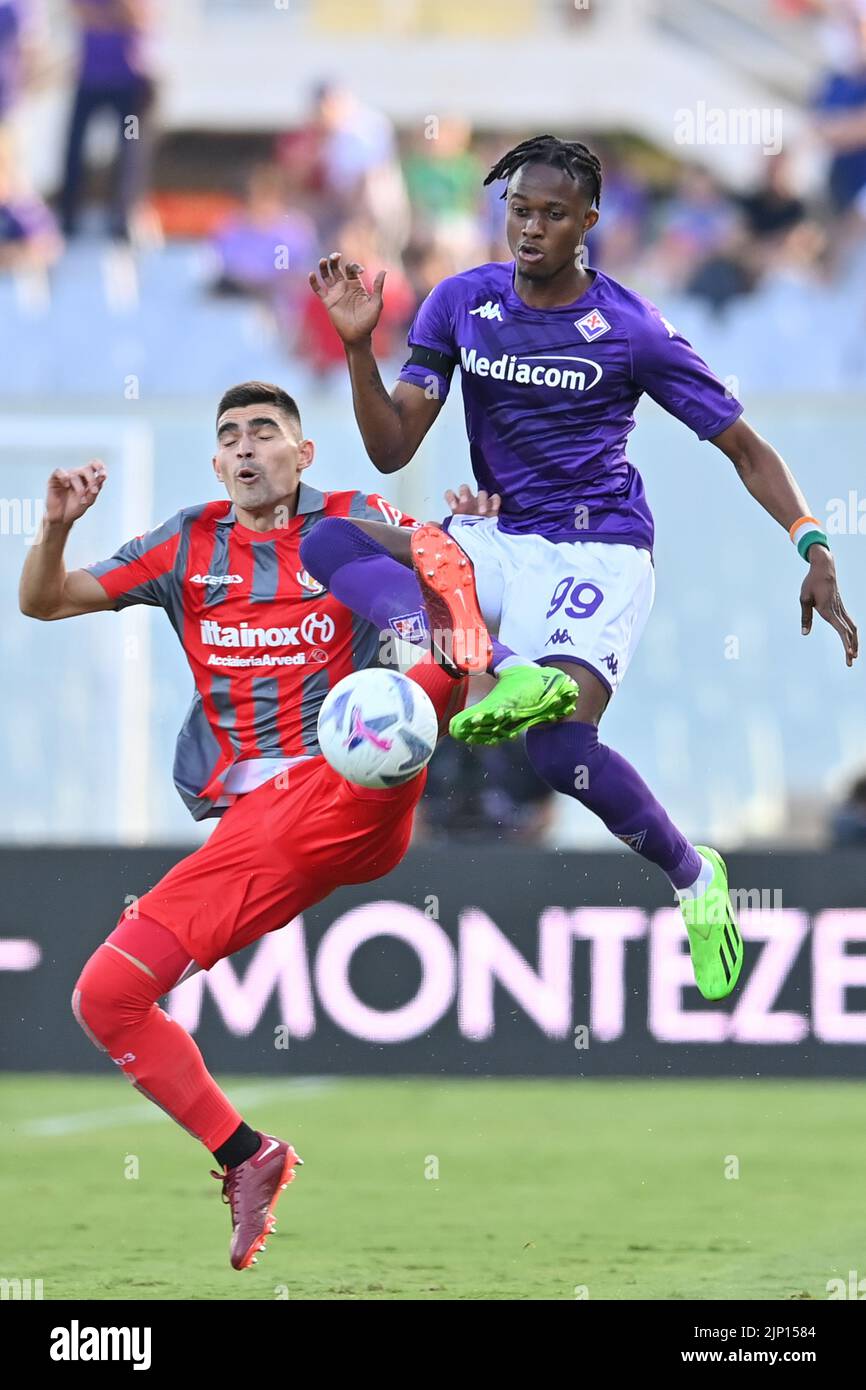 Artemio Franchi stadium, Florence, Italy, August 14, 2022, Christian ...