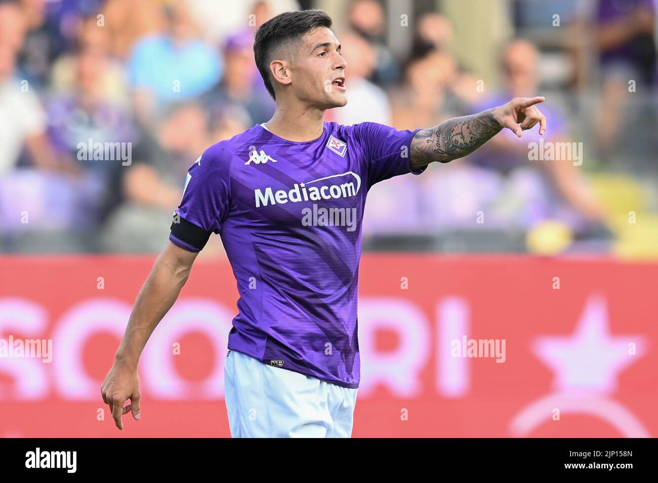 Artemio Franchi stadium, Florence, Italy, August 14, 2022, Lucas ...