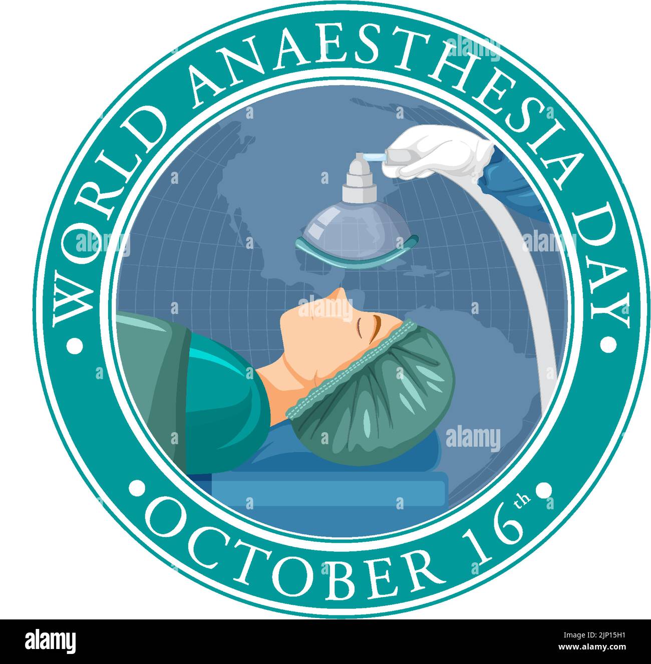World Anaesthesia Day Banner Design illustration Stock Vector Image ...