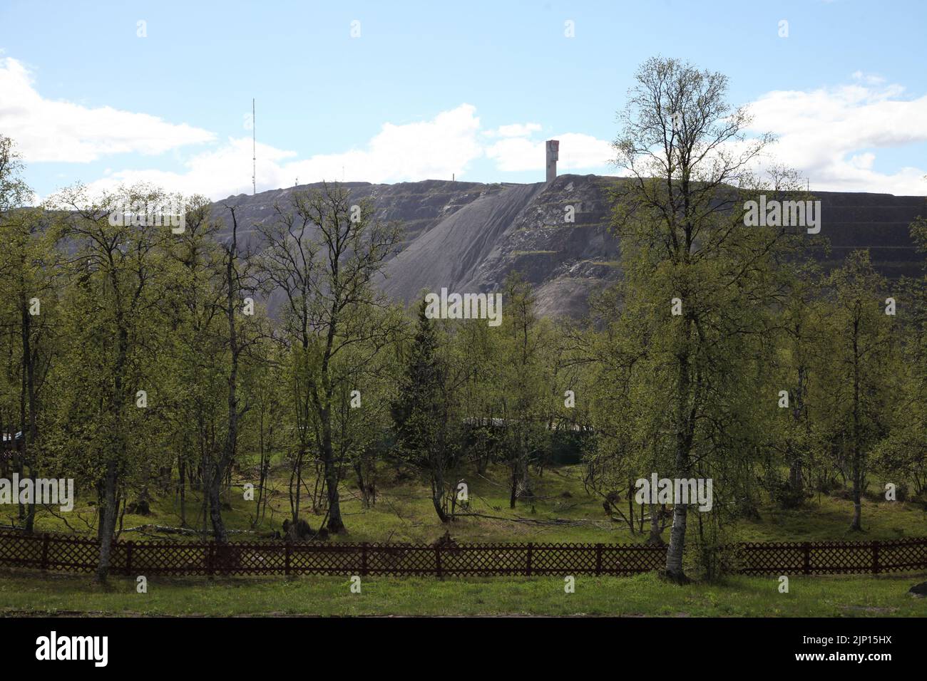 Kiruna, Sweden. 07th June, 2022. Exterior view of the world's largest ...