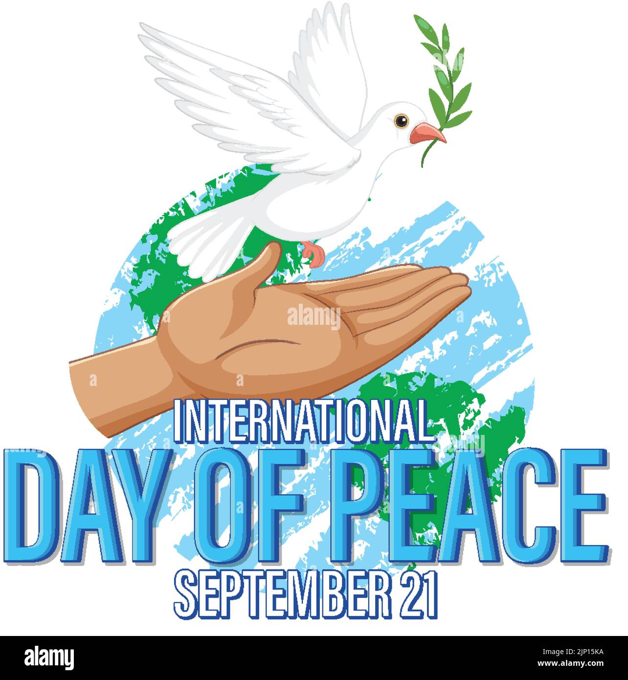 International day of peace banner design illustration Stock Vector ...