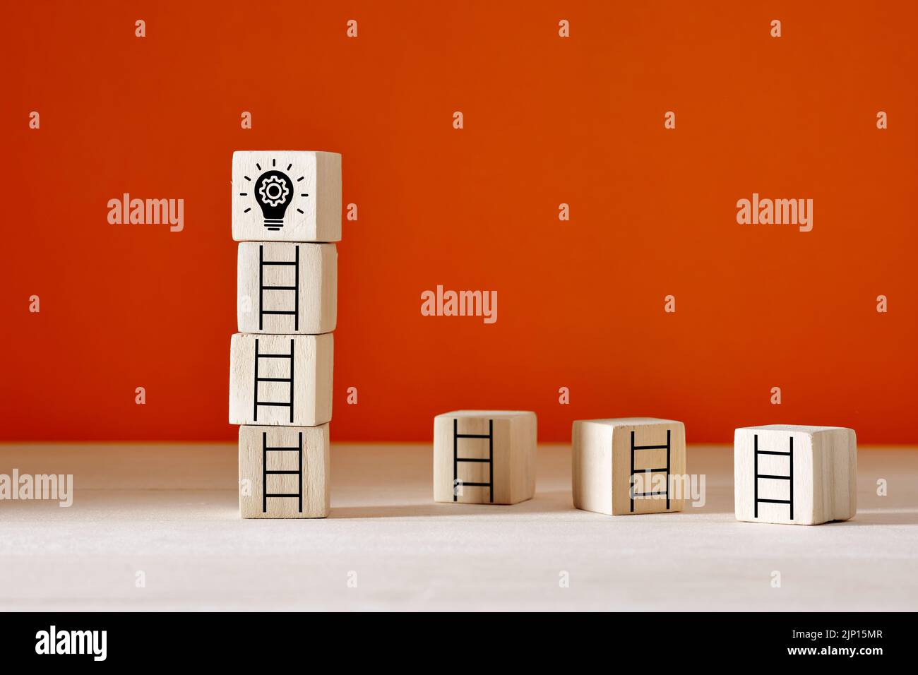 To reach, achieve or generate a creative idea and brainstorming concept ...