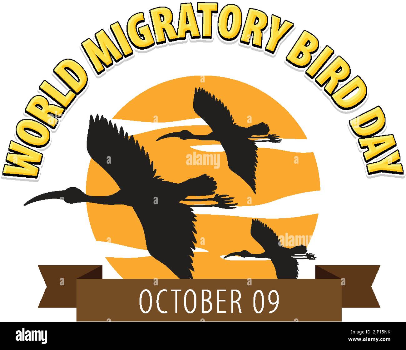 World Migratory Bird Day Banner Design illustration Stock Vector Image ...