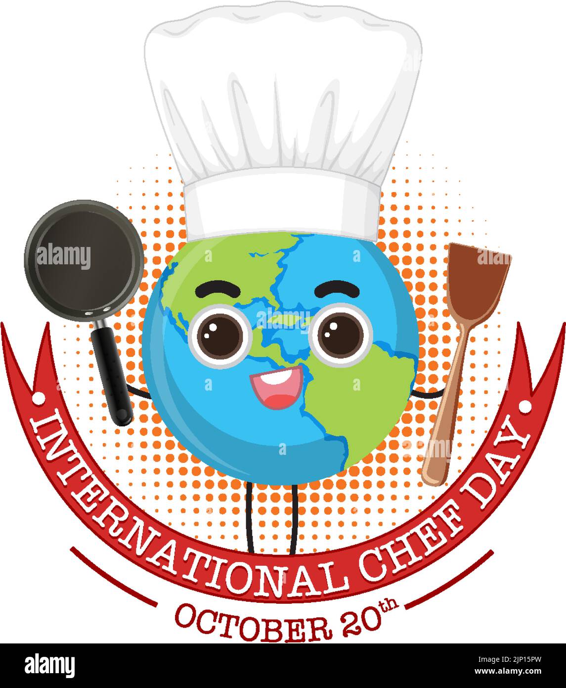 International Chef Day Poster Design illustration Stock Vector Image ...