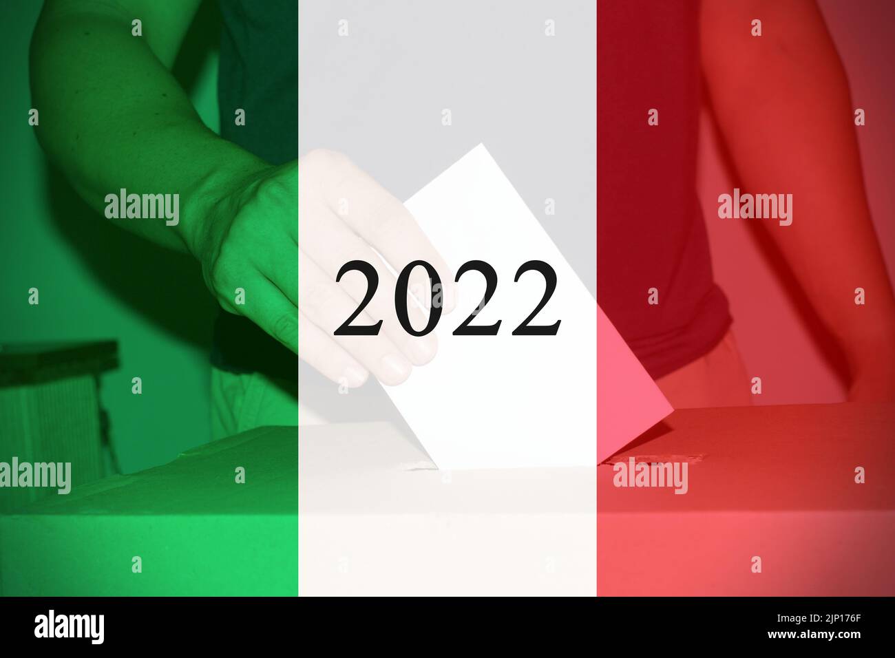 Italian political election vote concept Stock Photo - Alamy