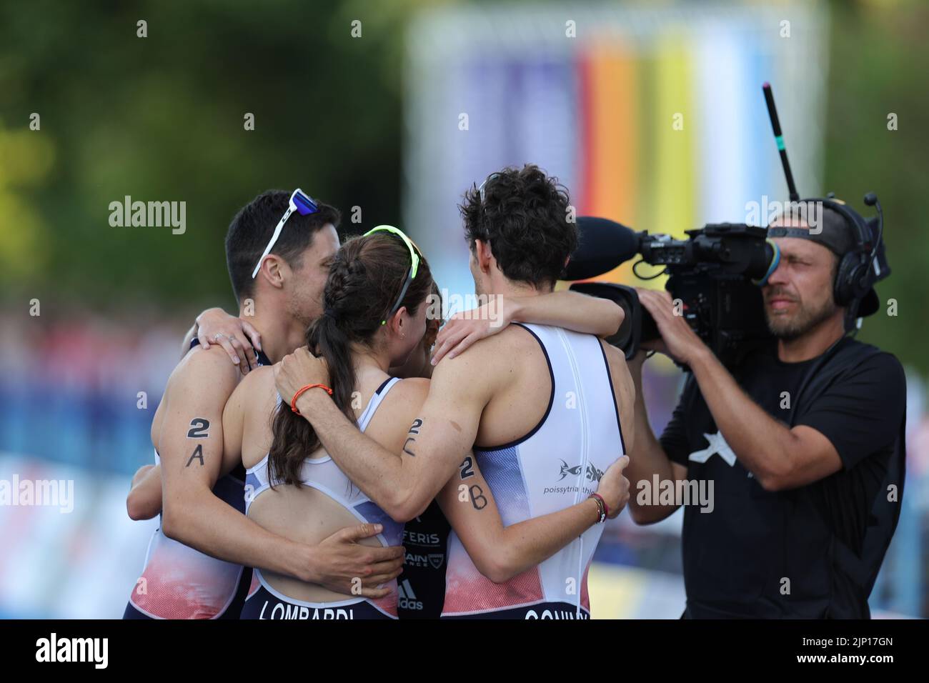 Munich, Germany. 14th Aug, 2022. European Championships, Triathlon ...