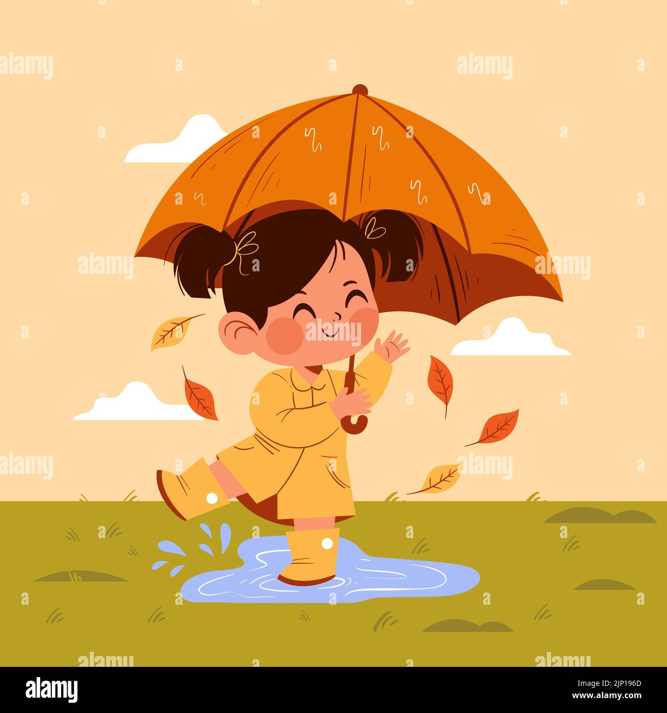 Hand drawn illustration for autumn celebration Vector illustration ...