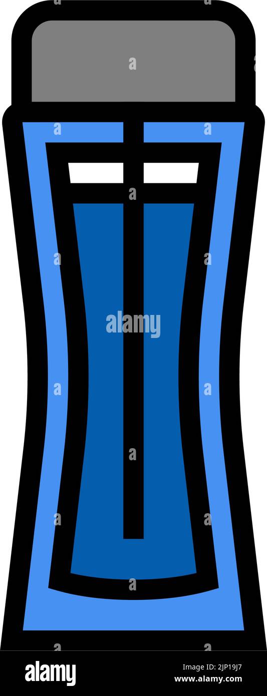 container fragrance bottle perfume color icon vector illustration Stock ...