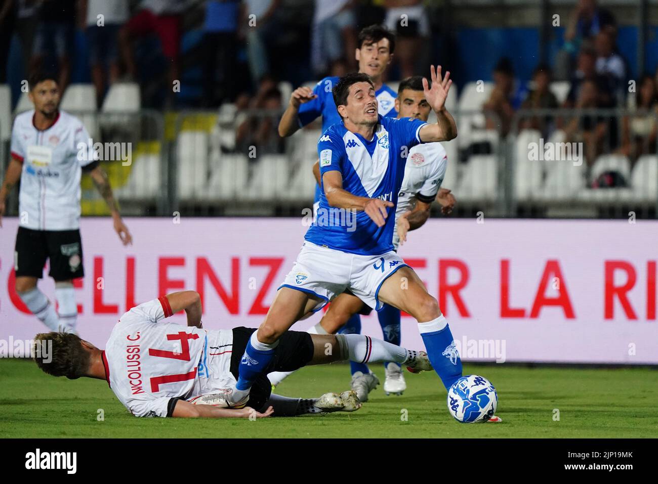 Mario Rigamonti stadium, Brescia, Italy, August 14, 2022, Stefano Moreo ...