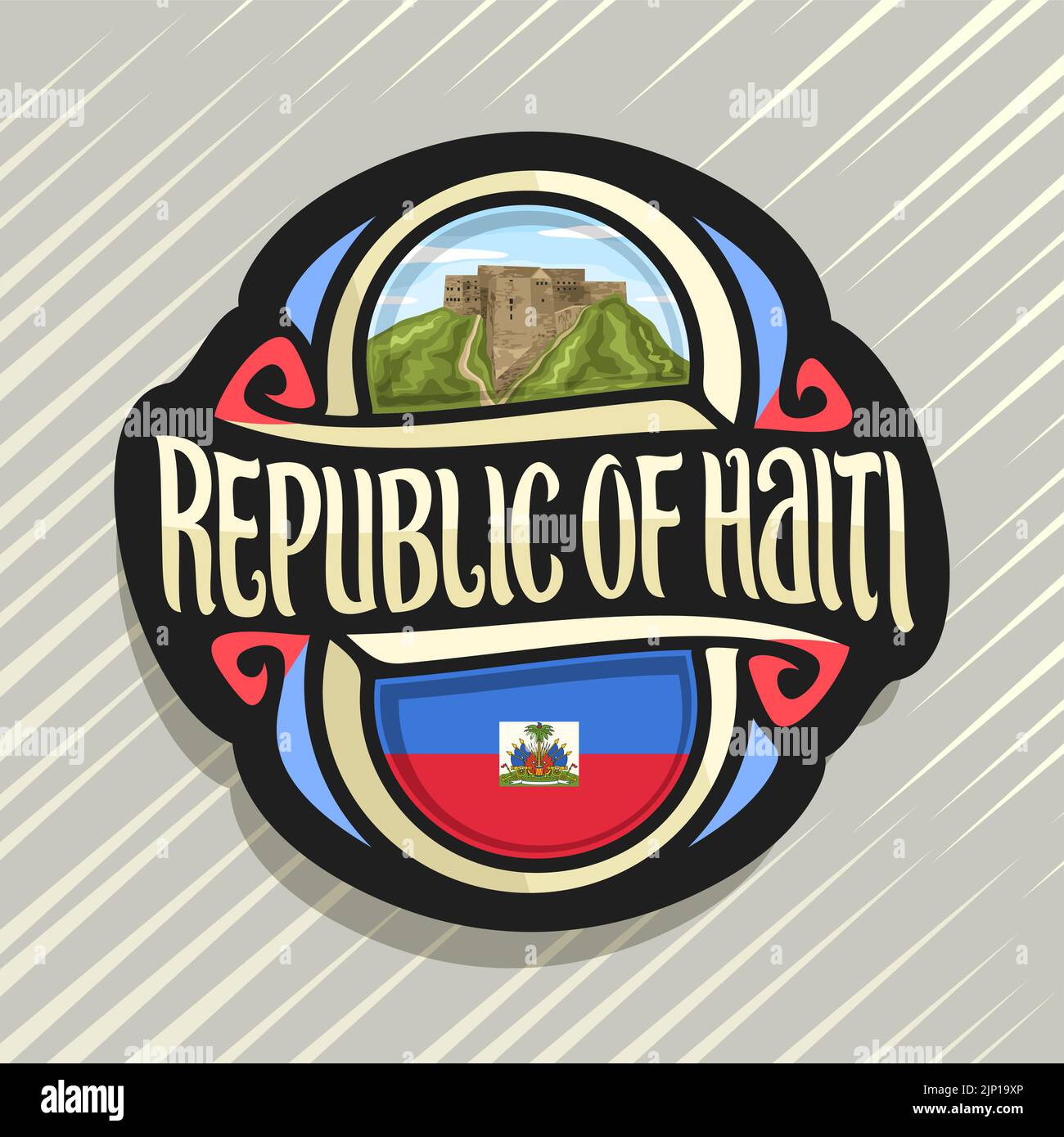 Haitian national palace Stock Vector Images - Alamy