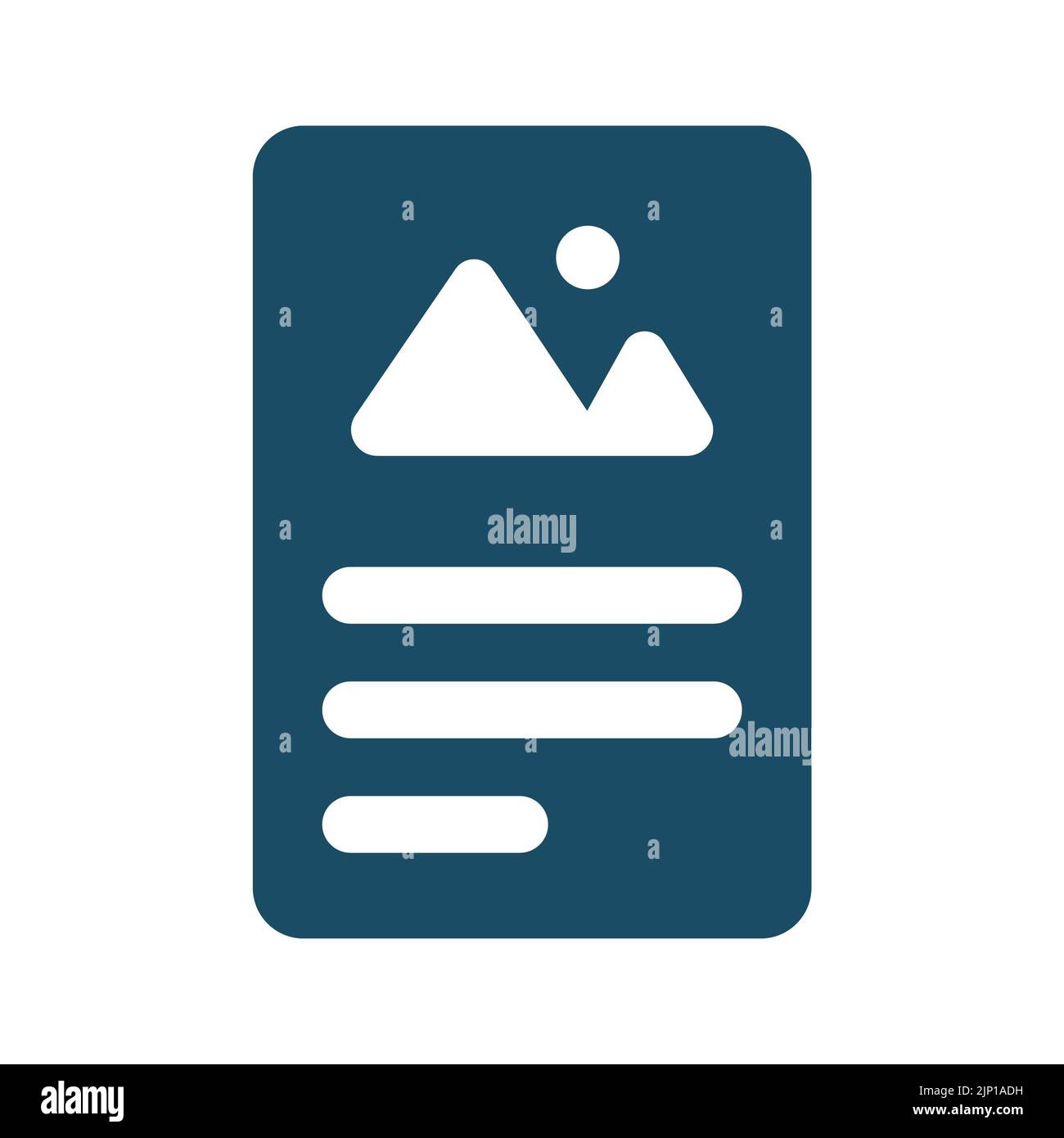 High quality dark blue flat brochure icon. Pictogram, icon set ...