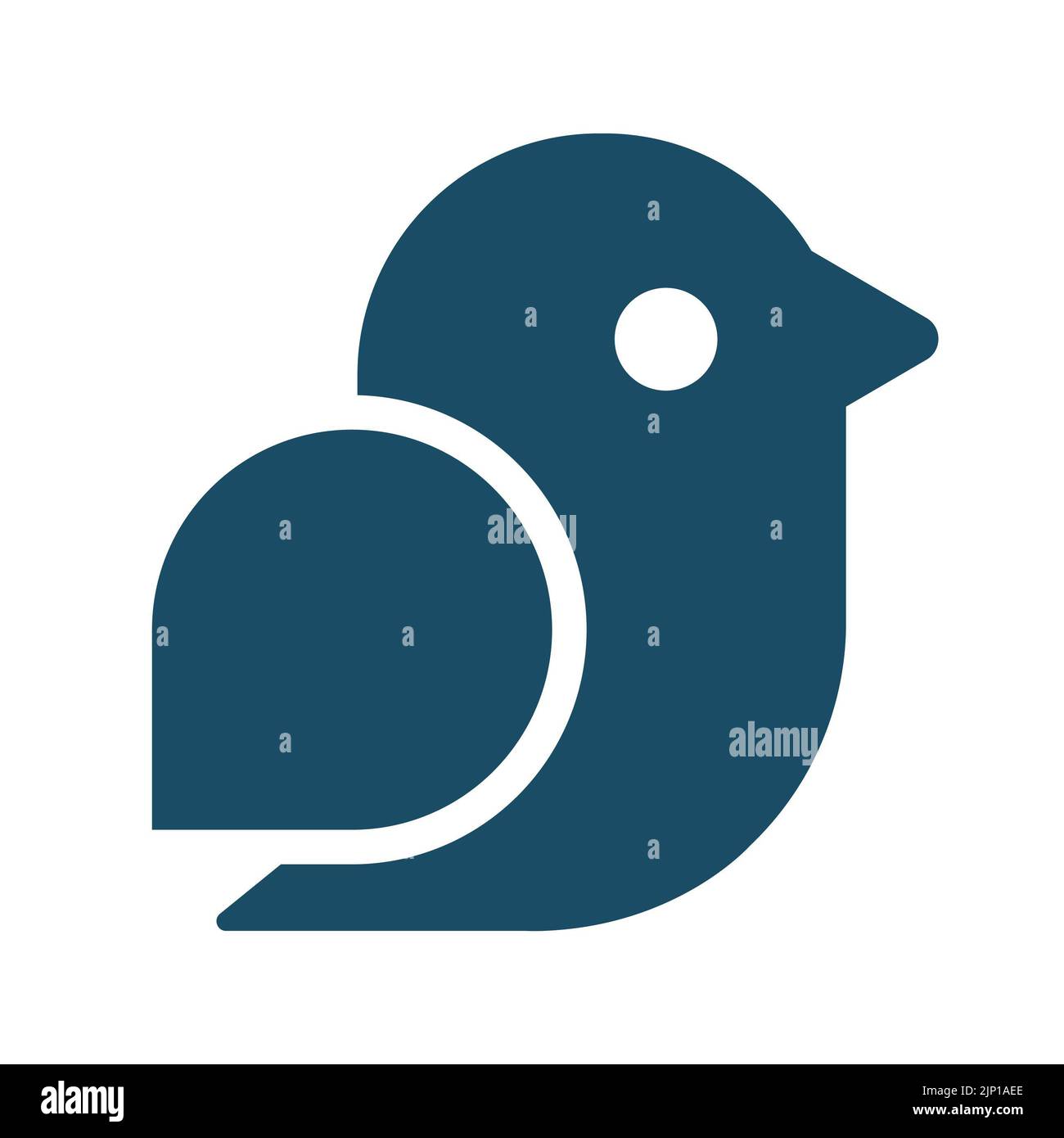 High quality dark blue flat bird icon. Pictogram, icon set, illustration. Useful for web site ...