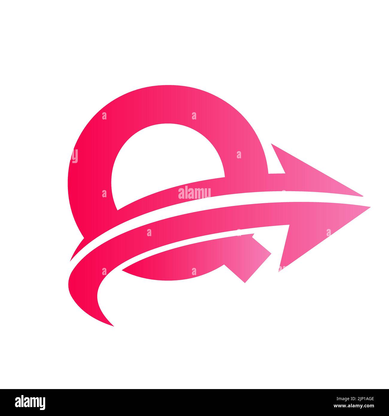 Letter Q Financial Logo Concept With Growth Arrow Sign. Economic ...
