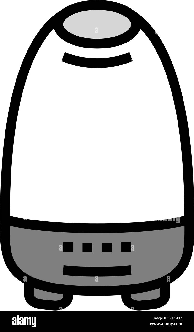 aroma diffuser bottle perfume color icon vector illustration Stock ...