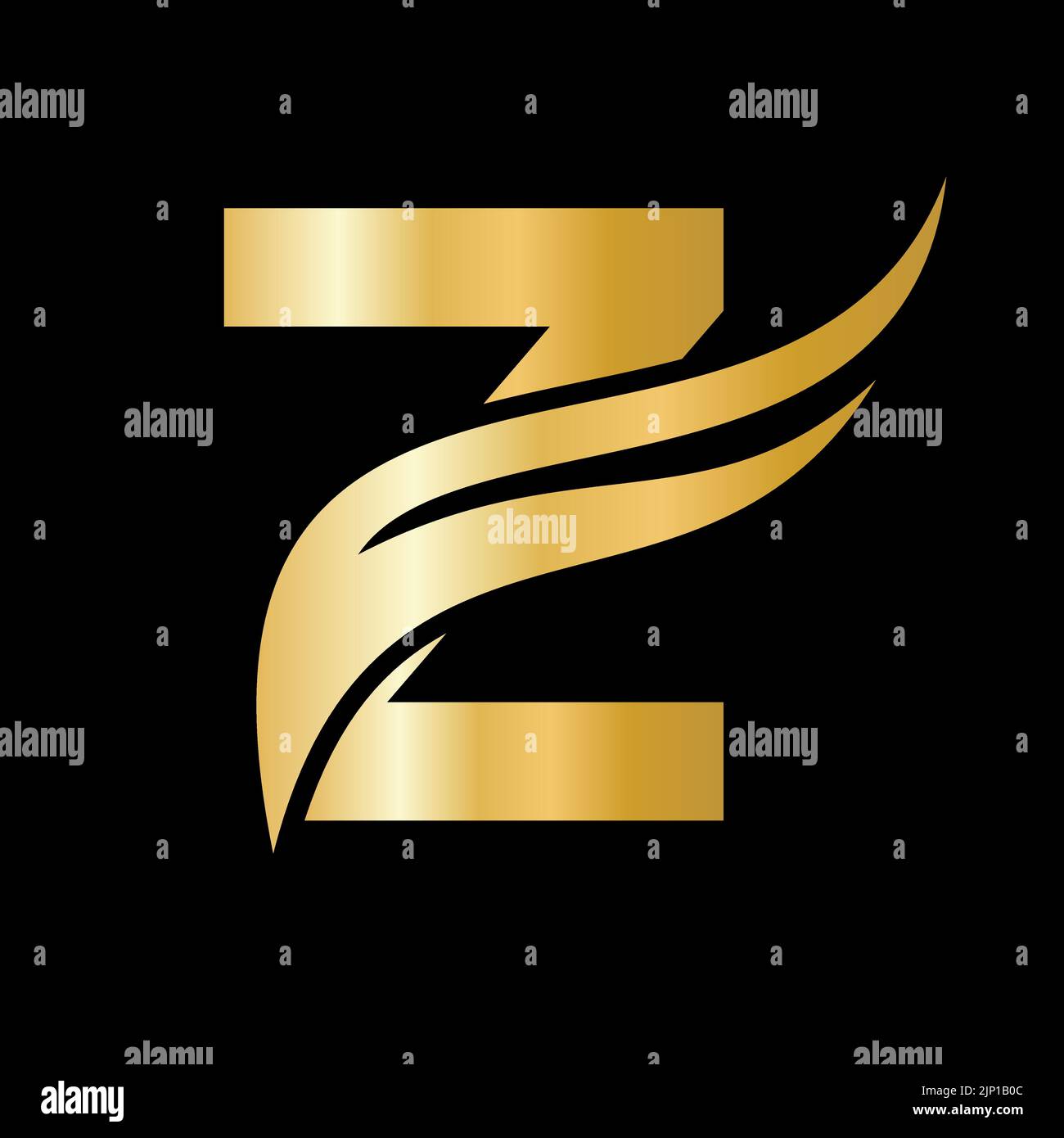 Letter Z Wing Logo For Transport, Freight, Transportation Logotype ...