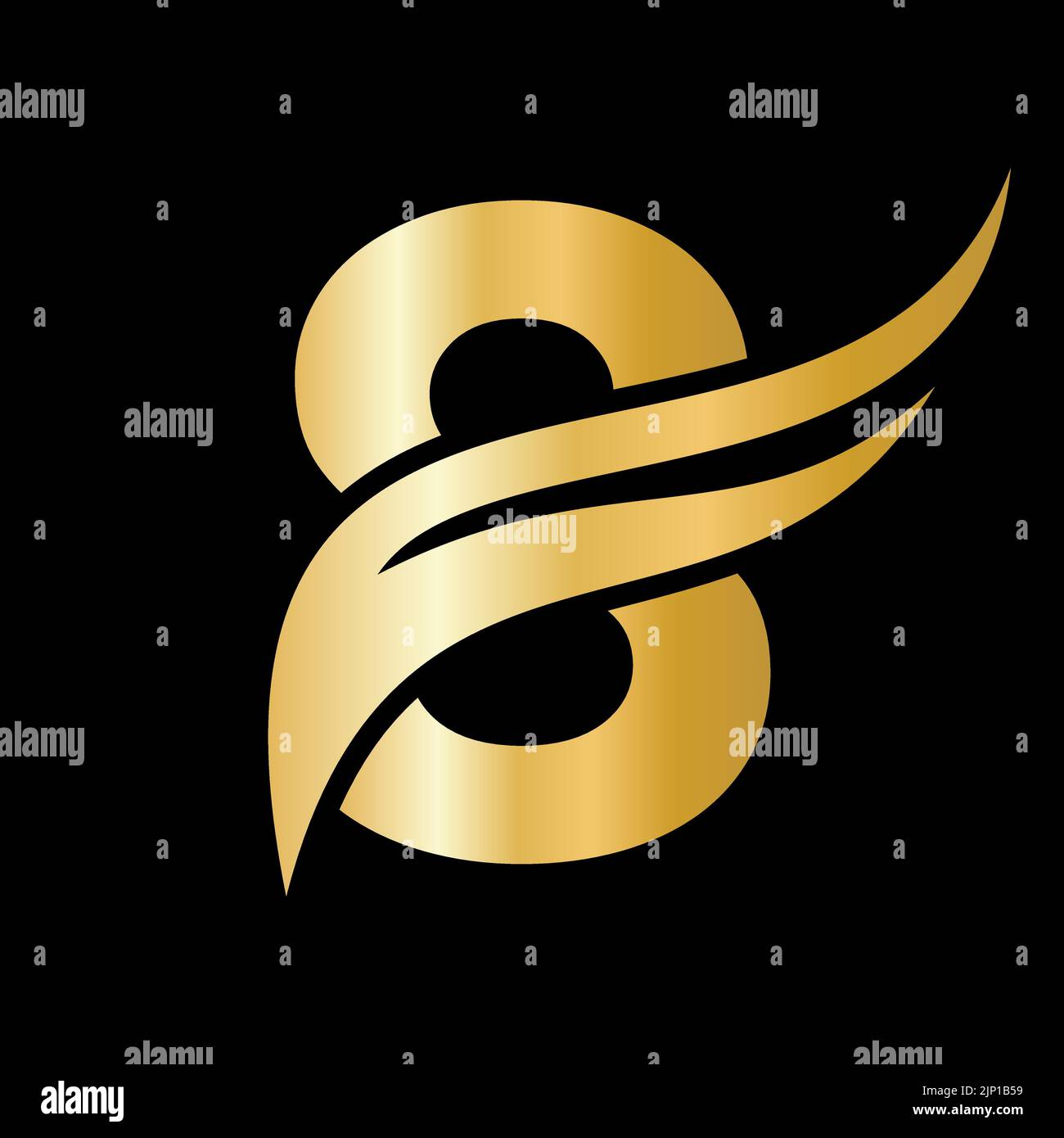 Letter 8 Wing Logo For Transport, Freight, Transportation Logotype ...