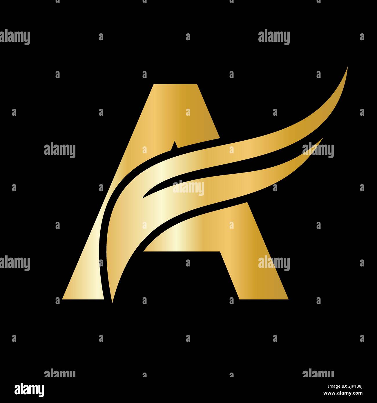 Letter A Wing Logo For Transport, Freight, Transportation Logotype ...