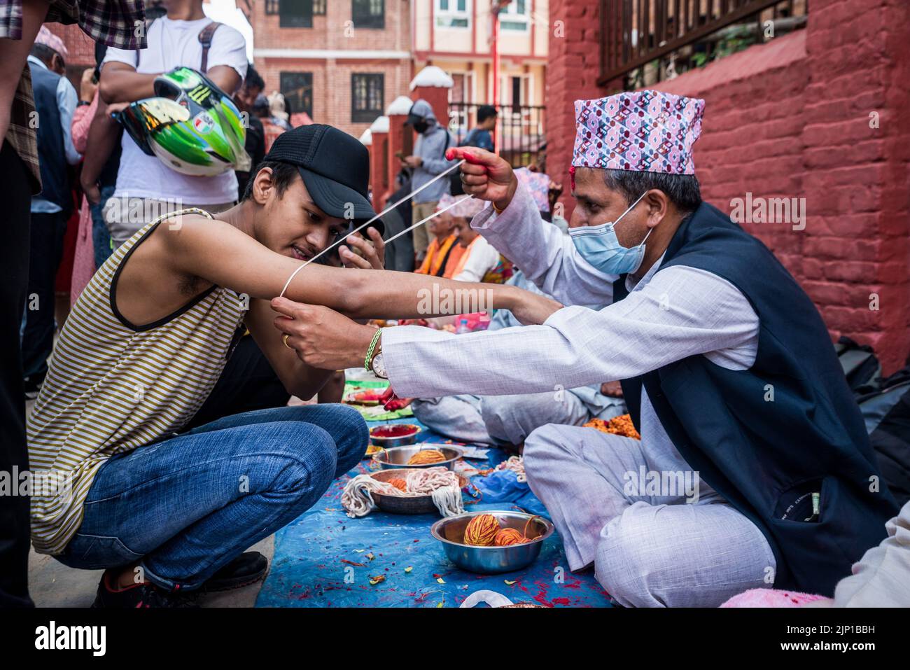 Scared thread festival hi-res stock photography and images - Alamy