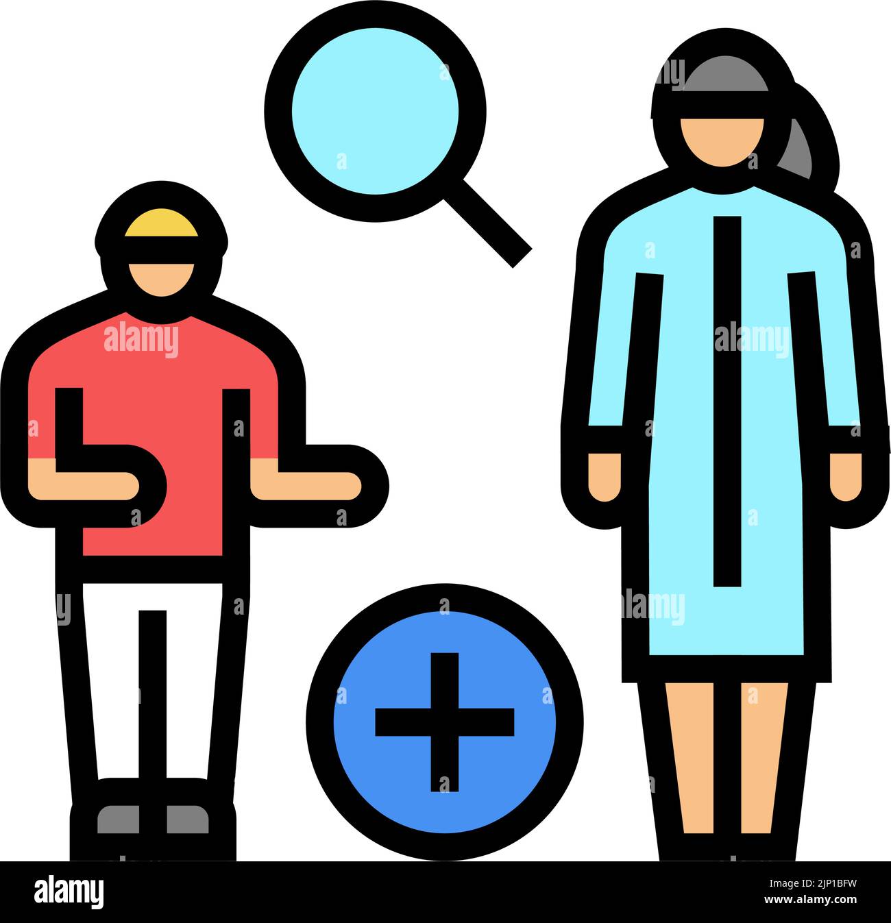 Asian doctor examination Stock Vector Images - Alamy