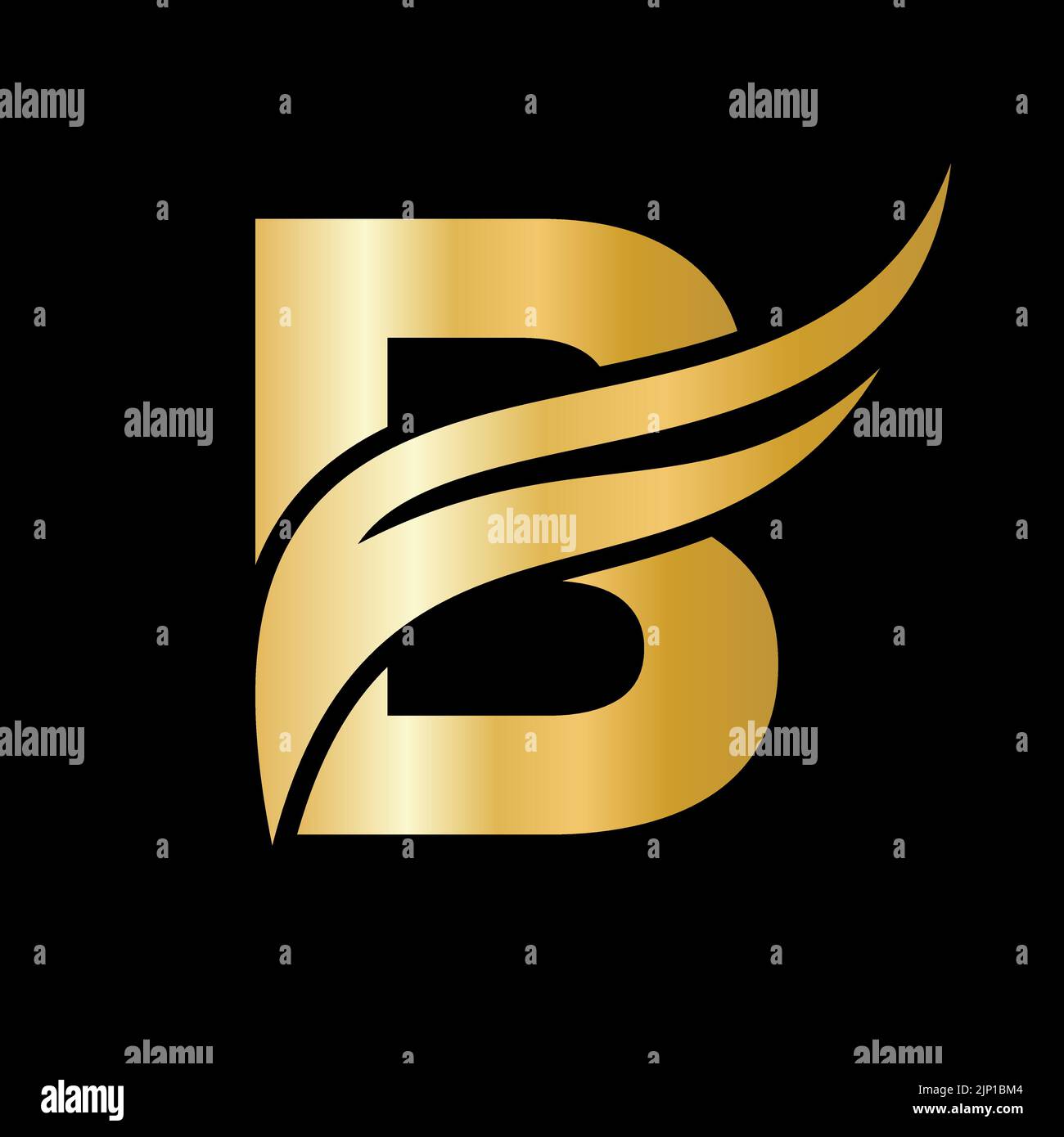 Letter B Wing Logo For Transport, Freight, Transportation Logotype ...
