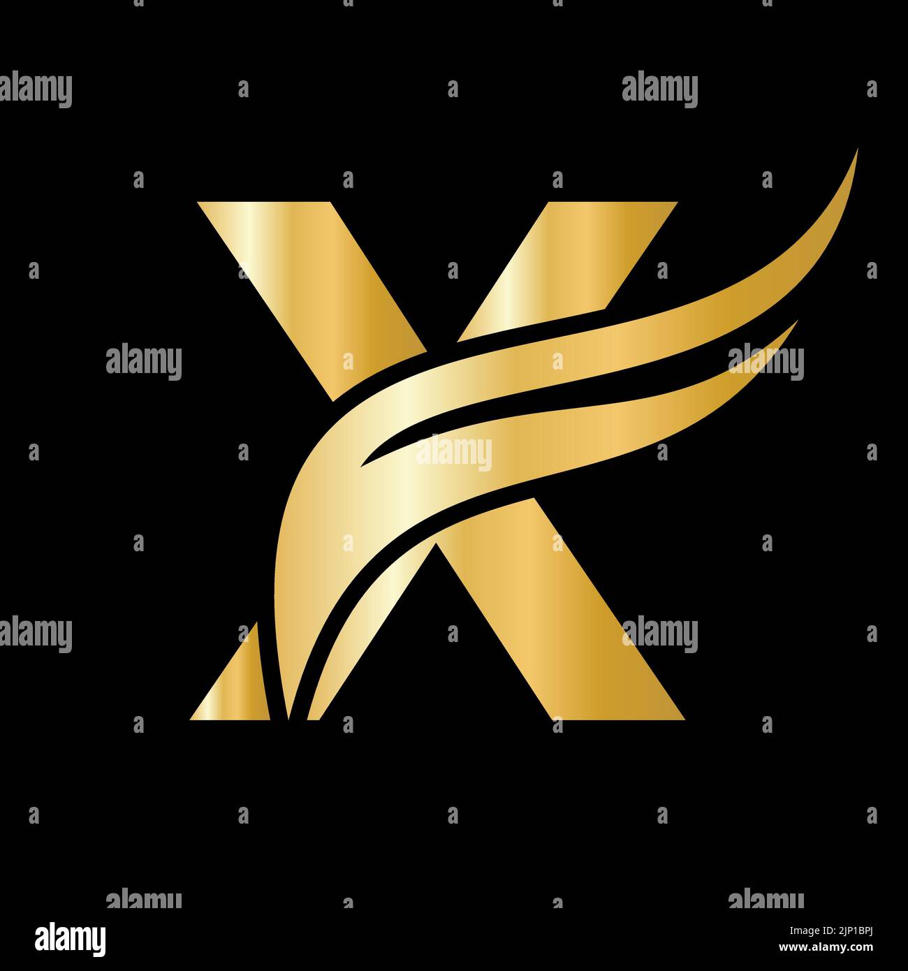 Letter X Wing Logo For Transport, Freight, Transportation Logotype ...