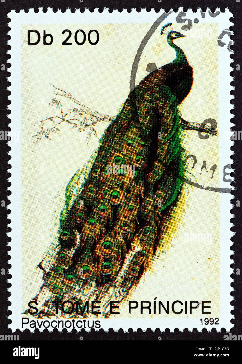 SAO TOME AND PRINCIPE - CIRCA 1992: A stamp printed in Sao Tome and ...
