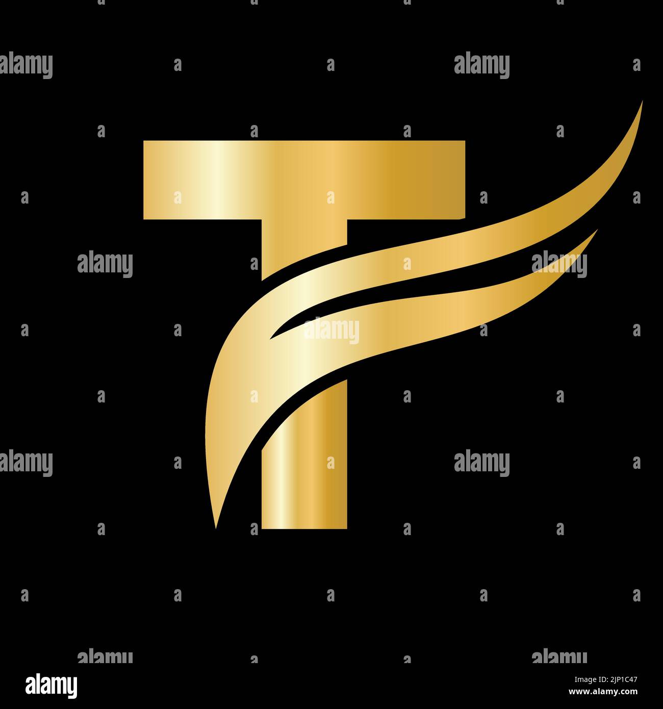 Letter T Wing Logo For Transport, Freight, Transportation Logotype ...