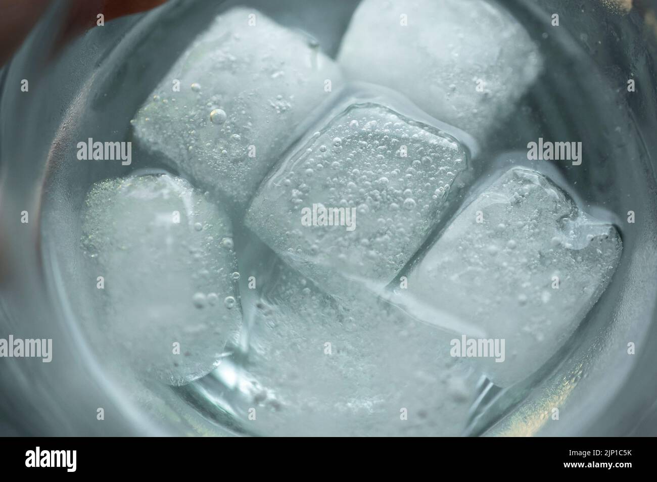Ice in the water details Stock Photo - Alamy