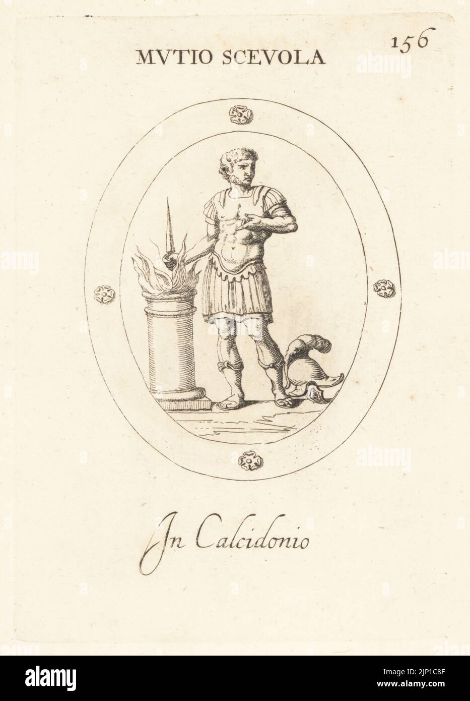 Roman youth gaius mucius scaevola hand hi-res stock photography and ...