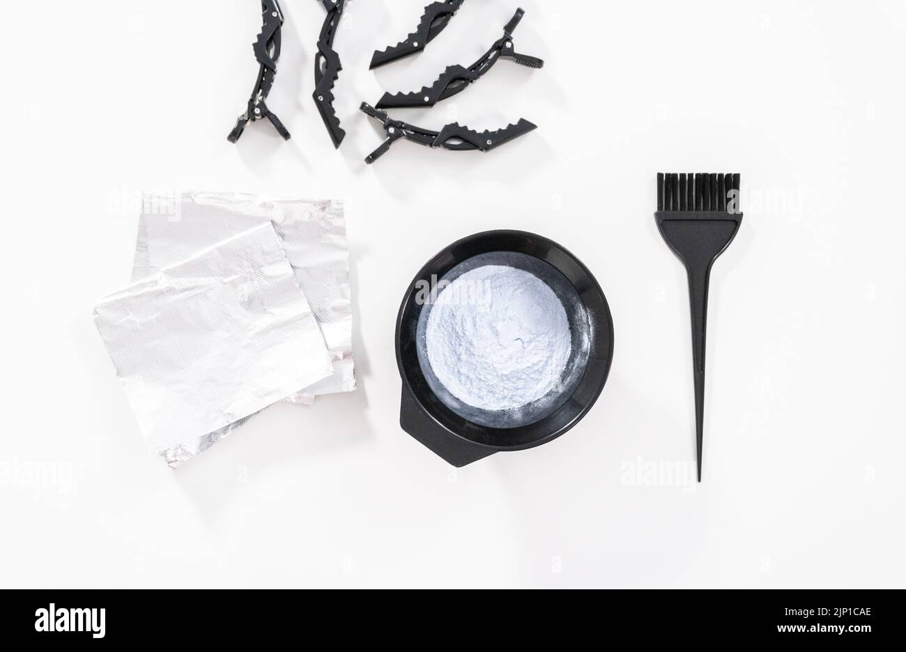 Hair dye color set Stock Photo - Alamy