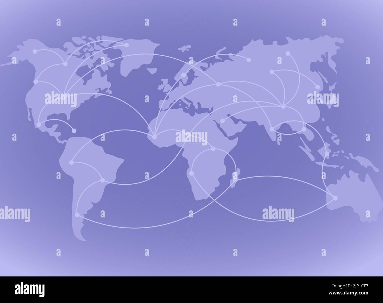 Blue blurry abstract texture with world map. Background banner wall ...