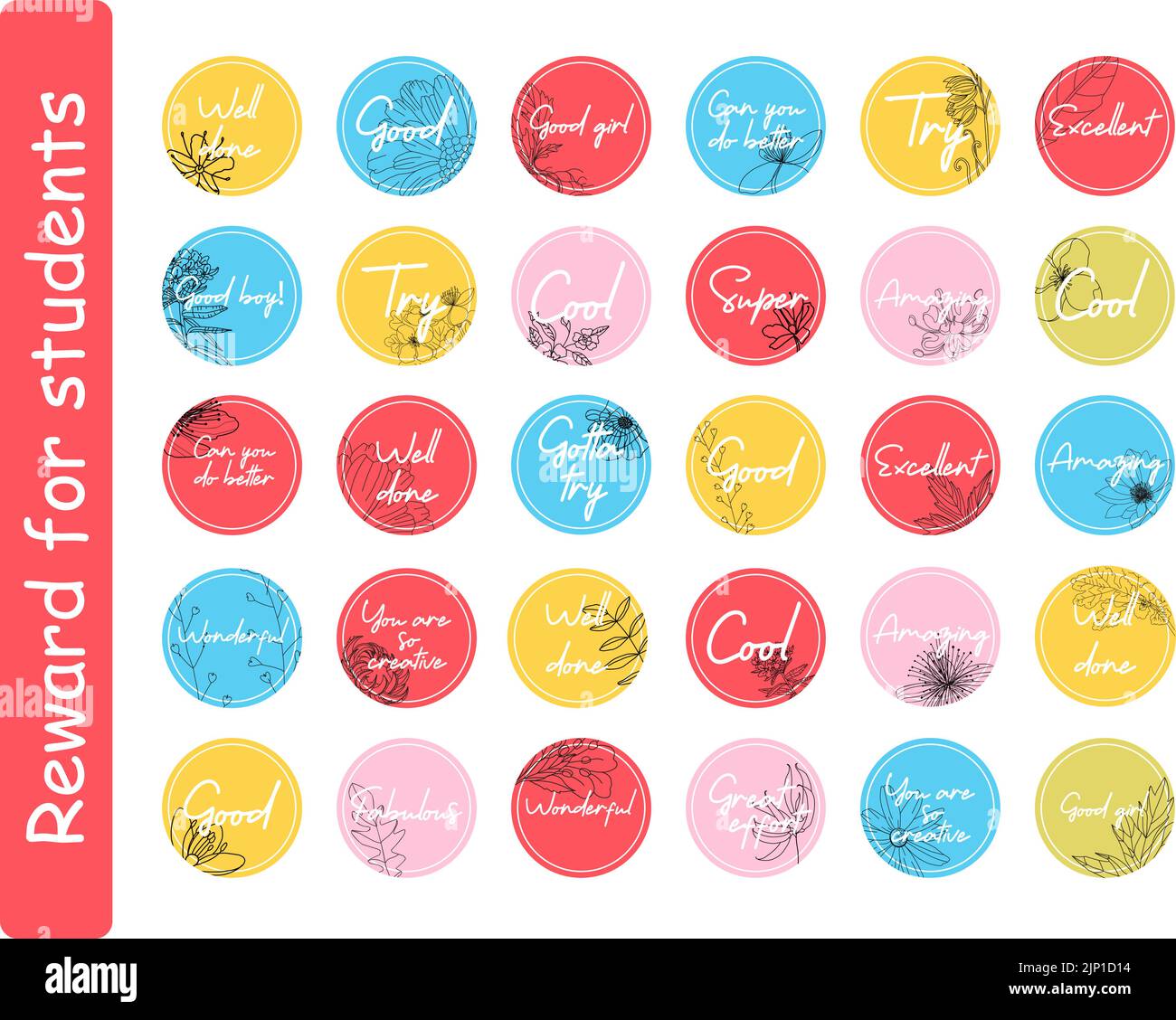 Awesome Funny Cute Teacher Reward Motivational.back to school Stock ...