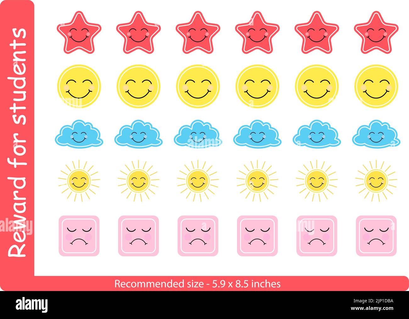 Awesome Funny Cute Teacher Reward Motivational.back to school Stock ...