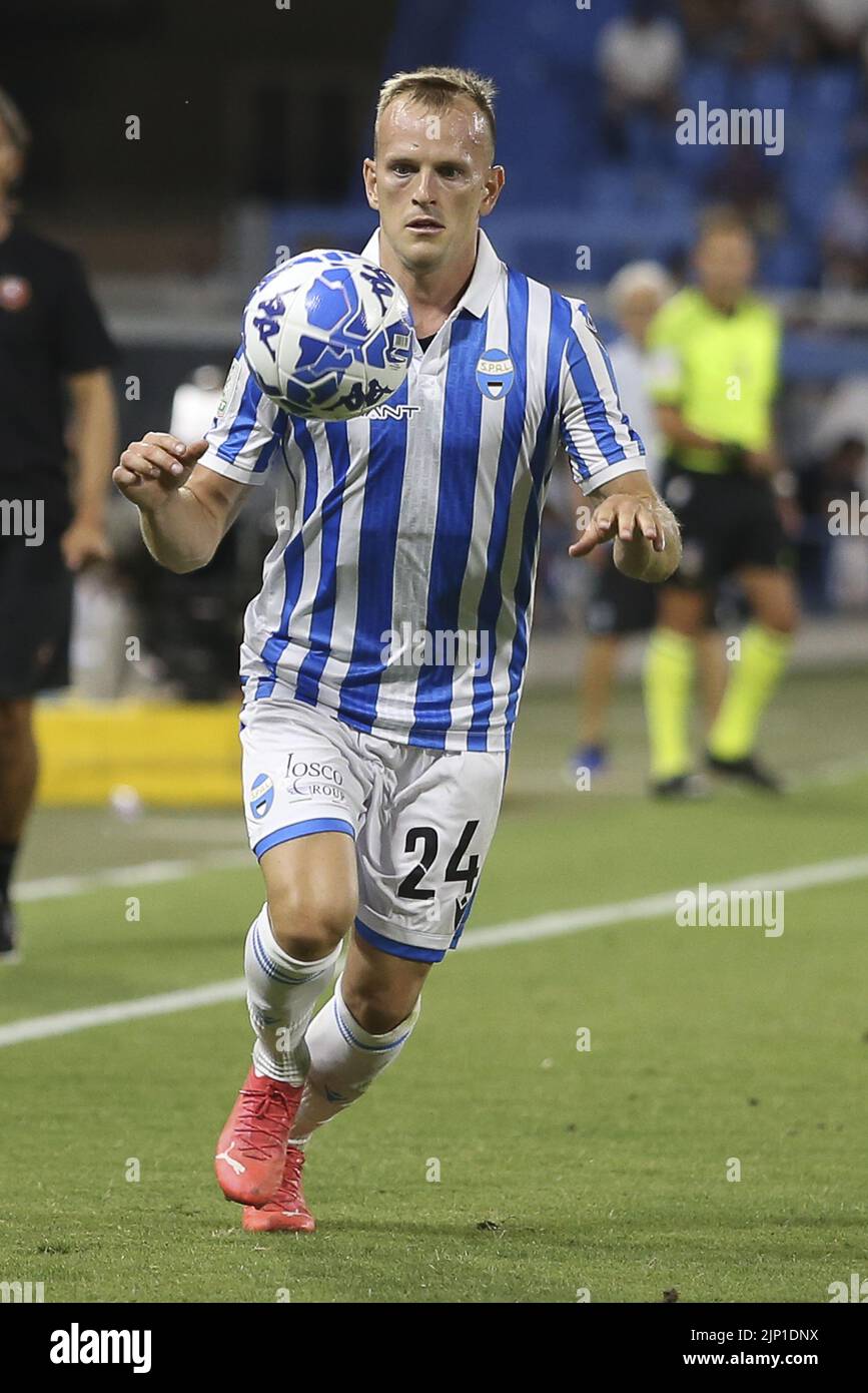 Lorenzo Dickmann of Spal play the ball during Spal vs Reggina, 1° Serie ...