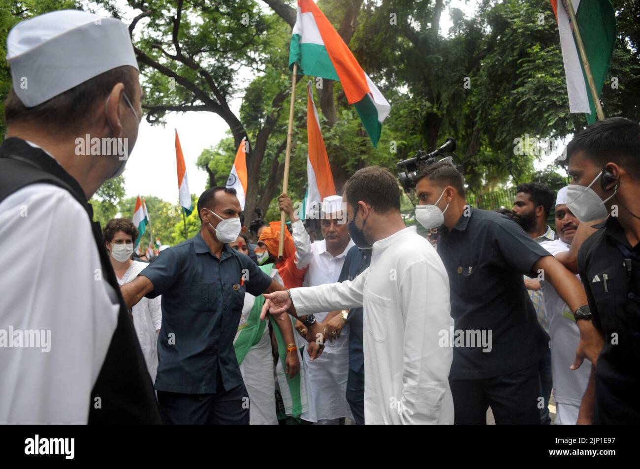 New Delhi, Delhi, India. 15th Aug, 2022. Congress Leader rahul gandhi ...