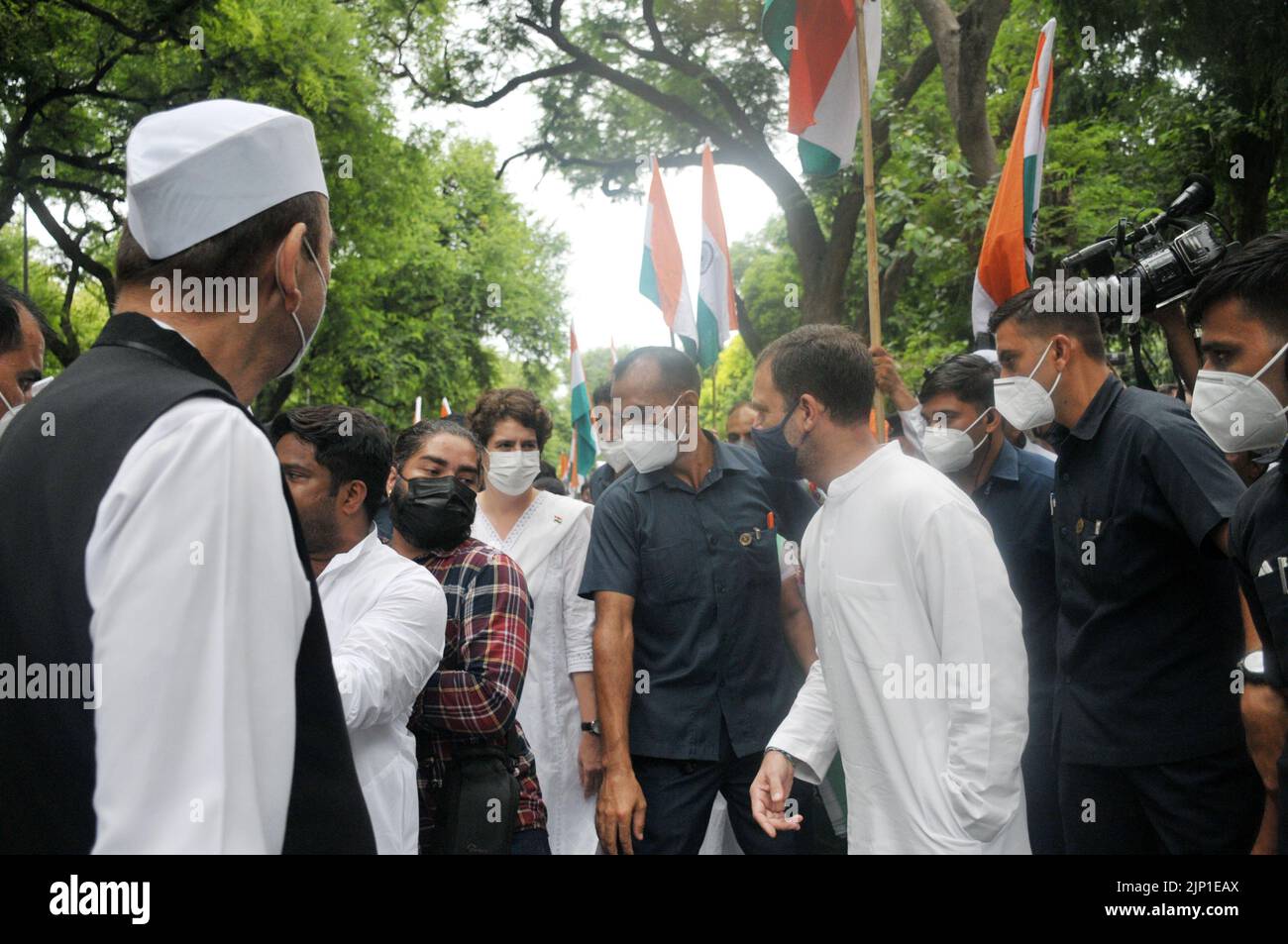 New Delhi, Delhi, India. 15th Aug, 2022. Congress Leader rahul gandhi ...