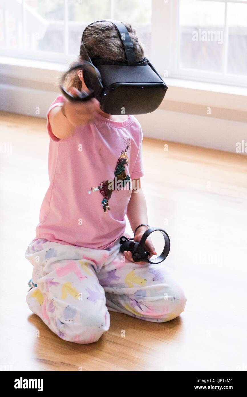 Virtual reality game Stock Photo - Alamy