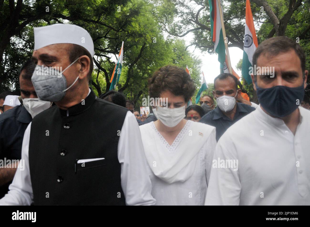 New Delhi, Delhi, India. 15th Aug, 2022. Congress Leader rahul gandhi ...