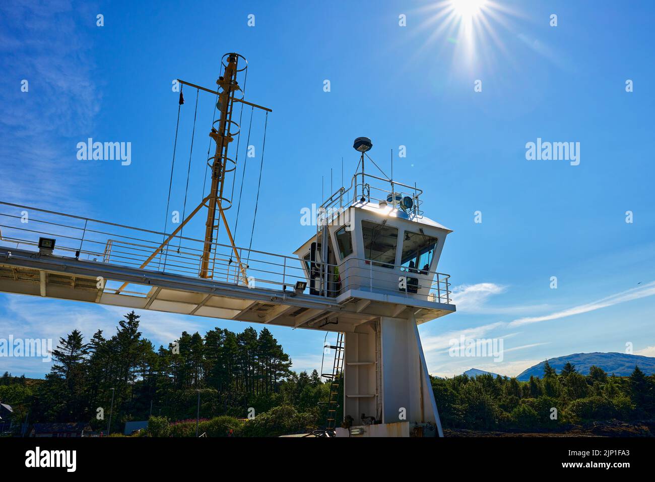 The Corran Ferry crosses Loch Linnhe at the Corran Narrows, south of ...